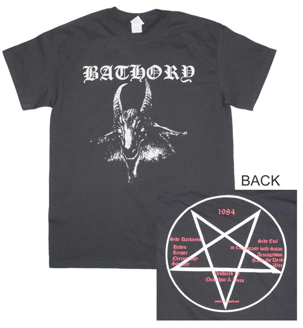 Bathory T Shirt | Bathory Goat Logo T-Shirt