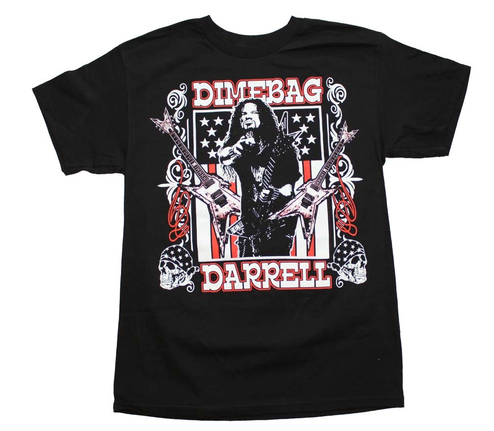 Pantera T Shirt | Dimebag Darrell Guitars Flag T-Shirt