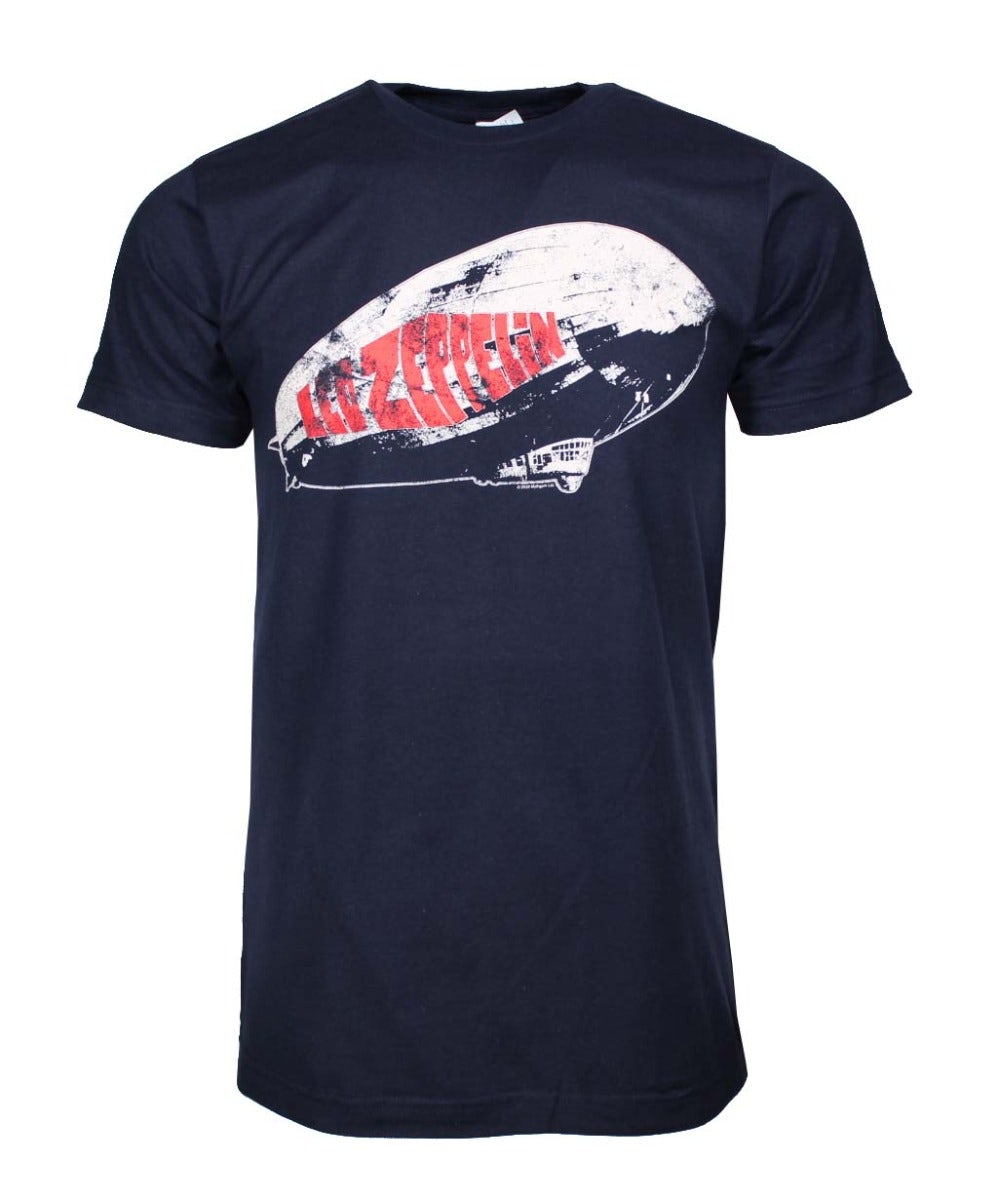 Led Zeppelin T Shirt | Led Zeppelin Blimp Logo Navy T-Shirt