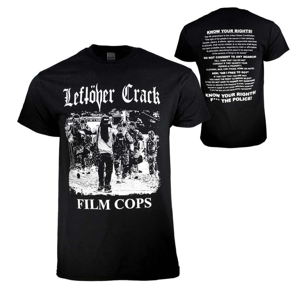 Leftöver Crack T Shirt | Leftover Crack Film Cops T-Shirt