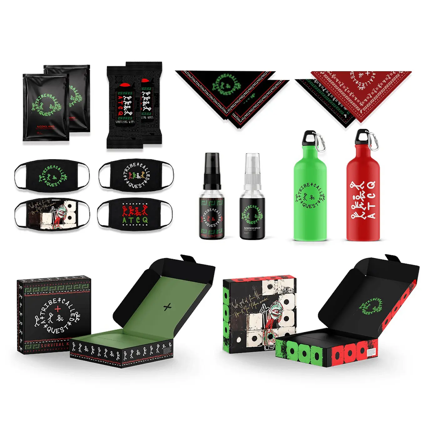 A Tribe Called Quest We The People + ATCQ Stick Figure Survival Kits