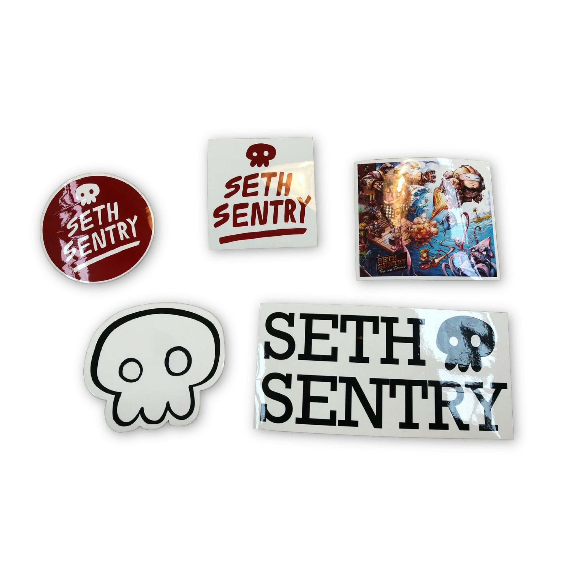 Seth Sentry Skull / Sticker Pack
