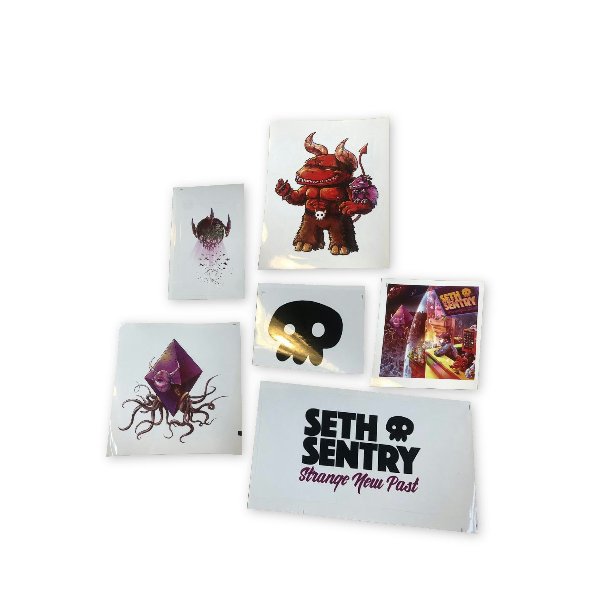 Seth Sentry Strange New Past / Sticker Pack