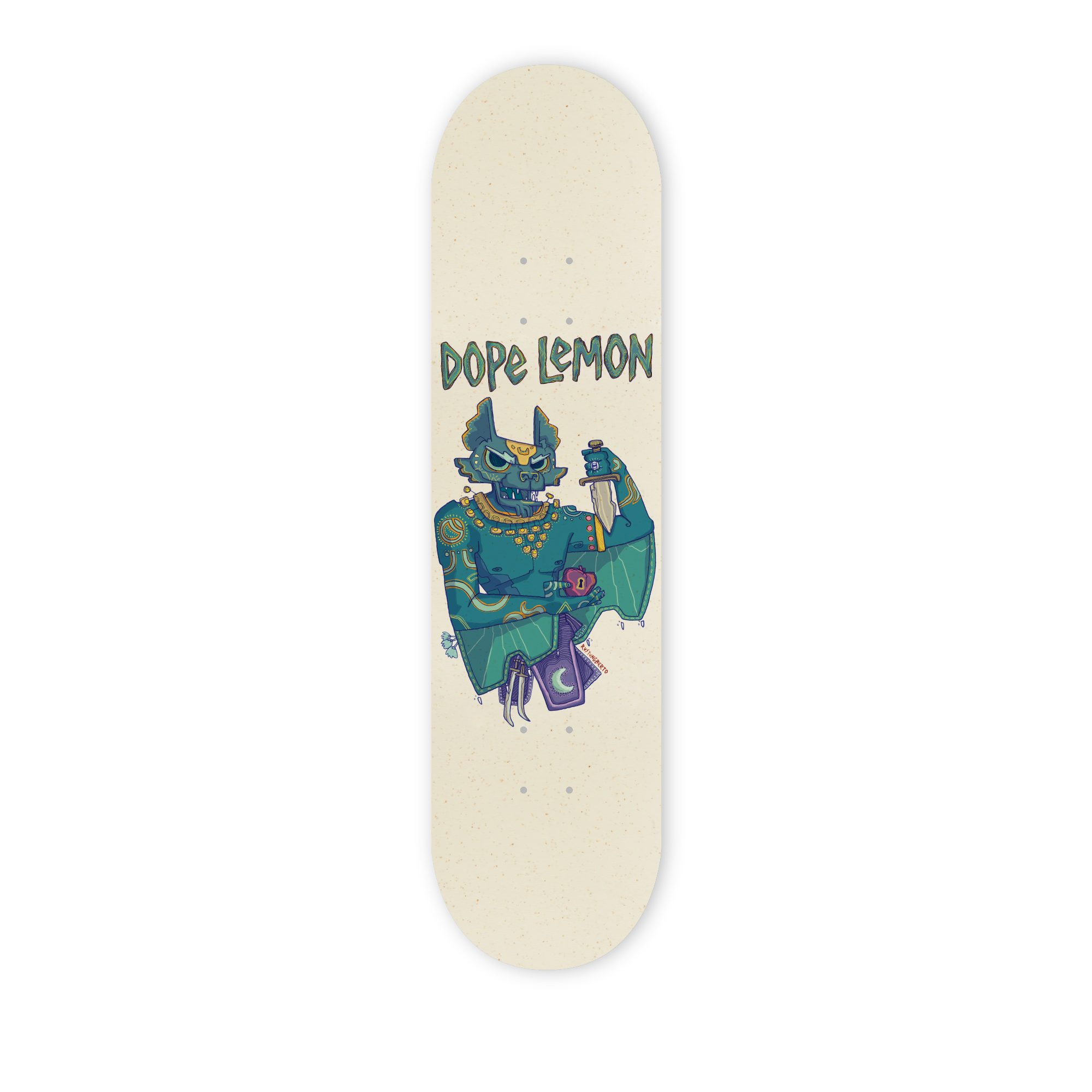DOPE LEMON Dagger / Skate Deck