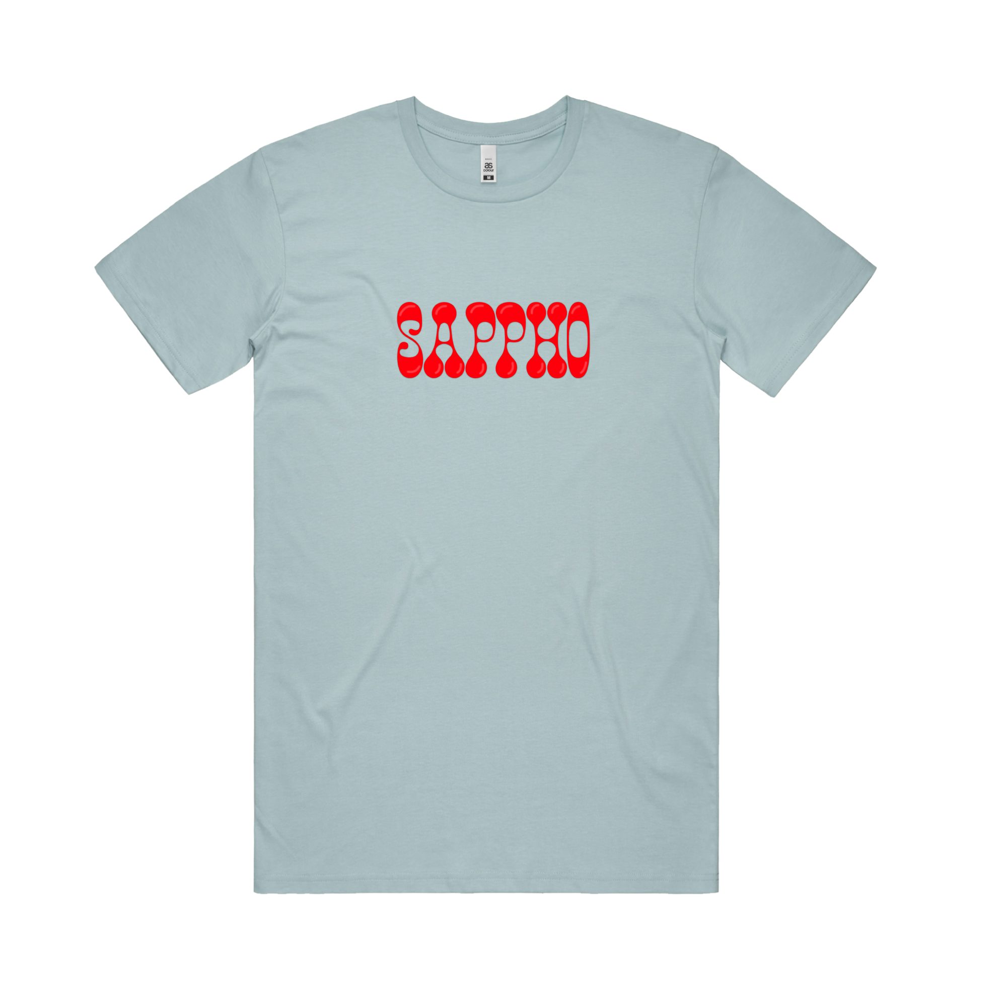 Sappho / Puff Logo / Blue T-Shirt