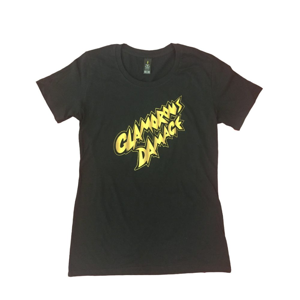 GUM Glamorous Damage / Womens Black T-Shirt