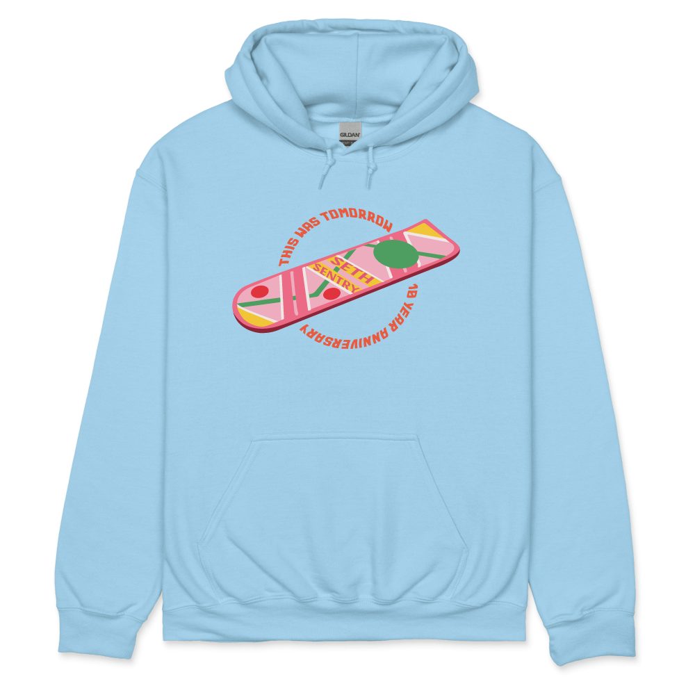 Seth Sentry / Pale Blue Hoverboard Hoodie