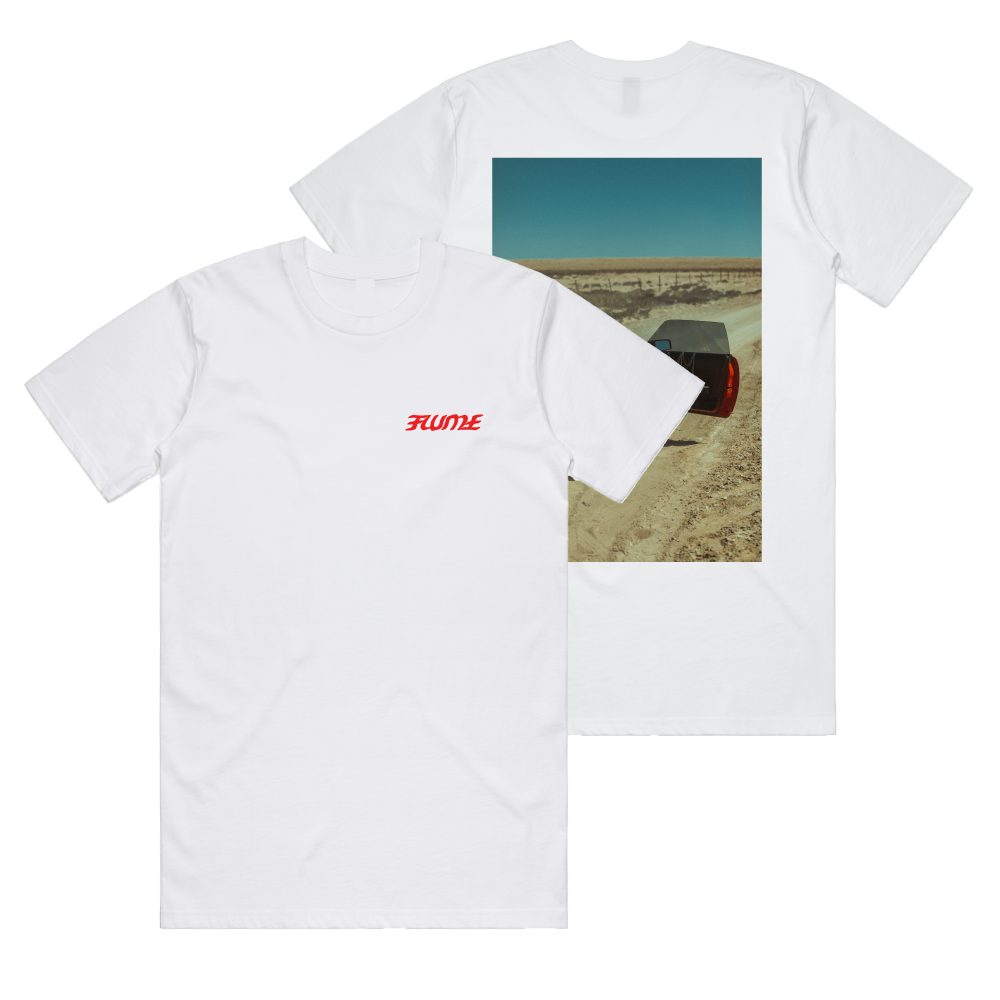 Flume Rearview / White T-Shirt
