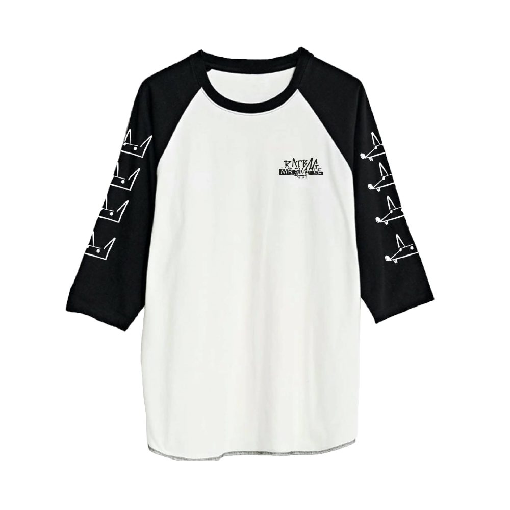 Dune Rats RATBAG X MR SIMPLE / Rat Stack 3/4 Sleeve Raglan T-Shirt