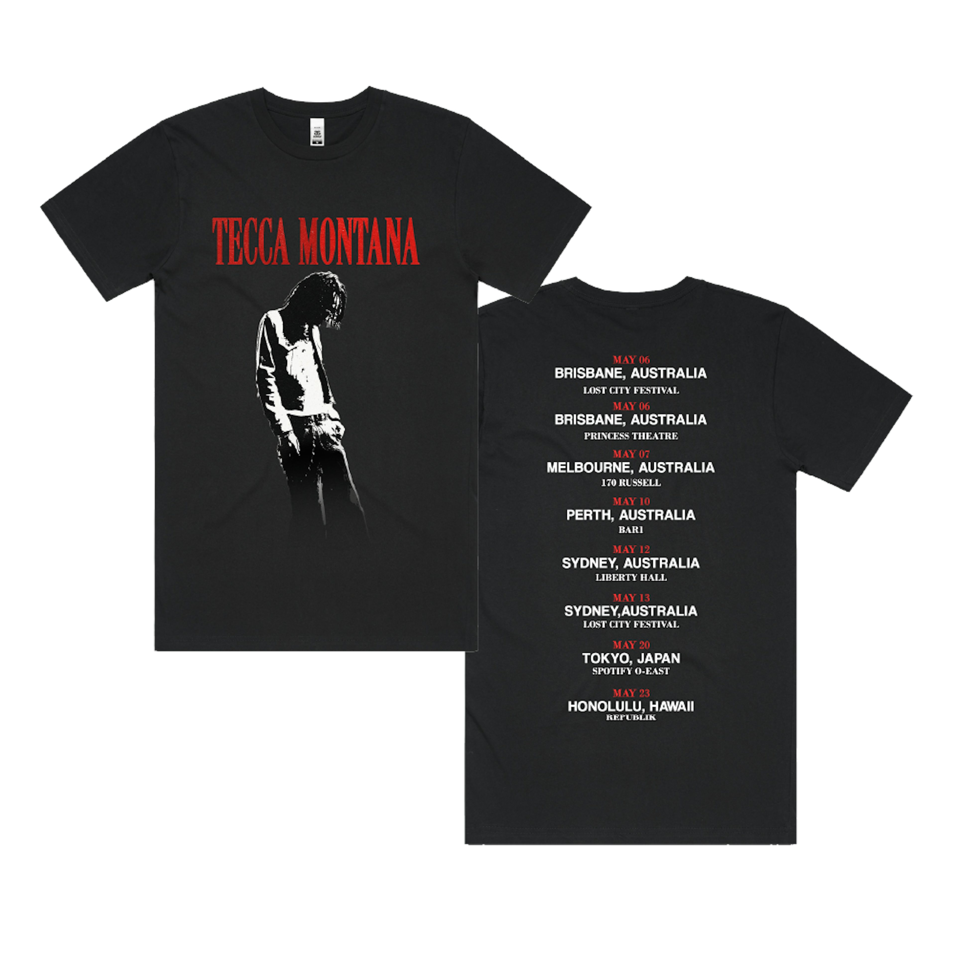 Lil Tecca / Black 2023 Tour T-Shirt