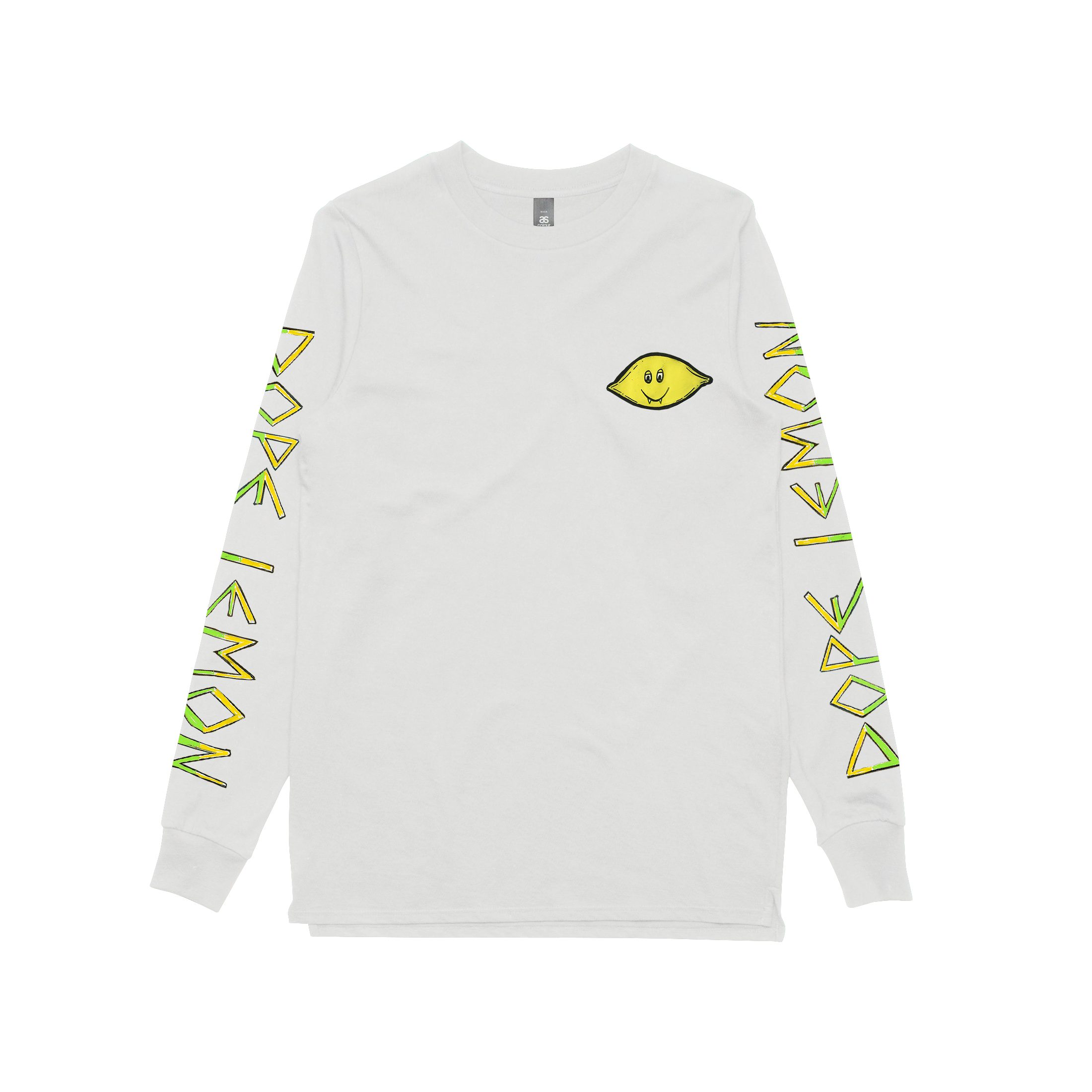 DOPE LEMON Lemon / White Longsleeve T-shirt