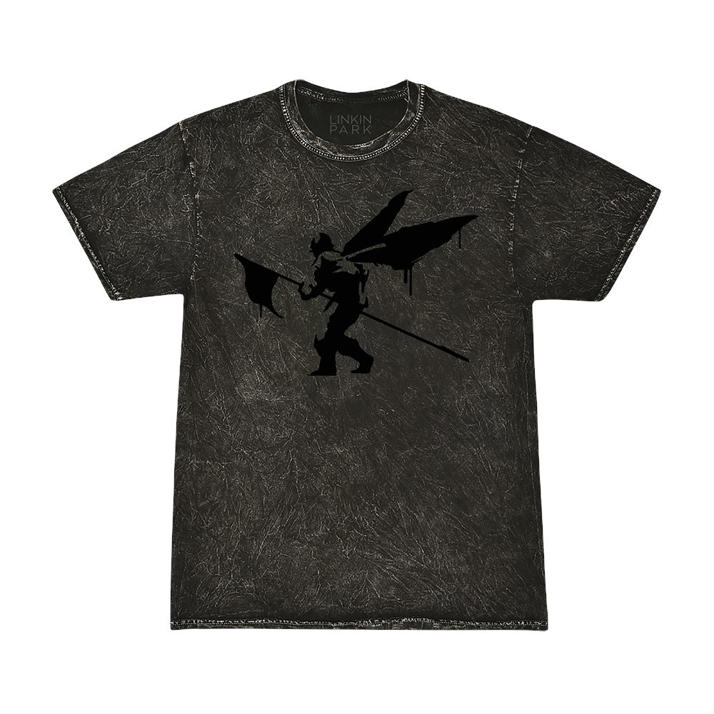 Linkin Park Side Street Soldier X Black Mineral Wash Tee