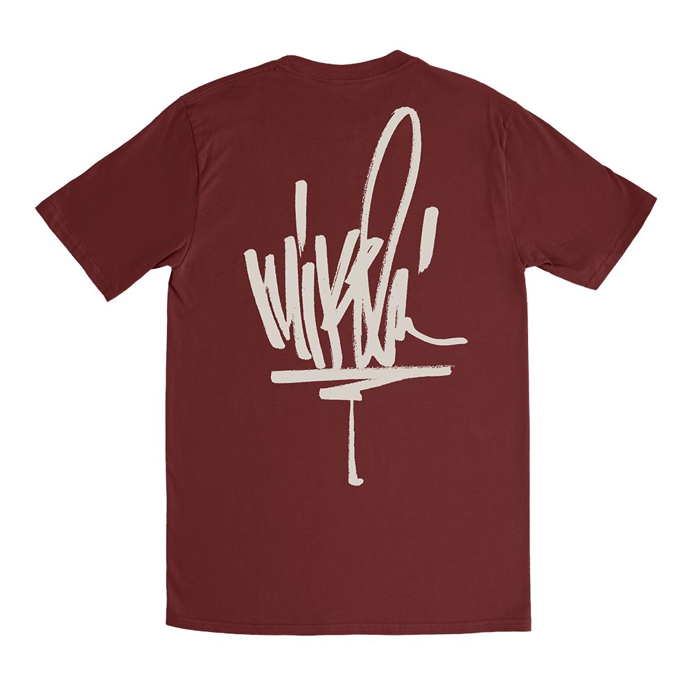 Mike Shinoda MS Signature Maroon Tee