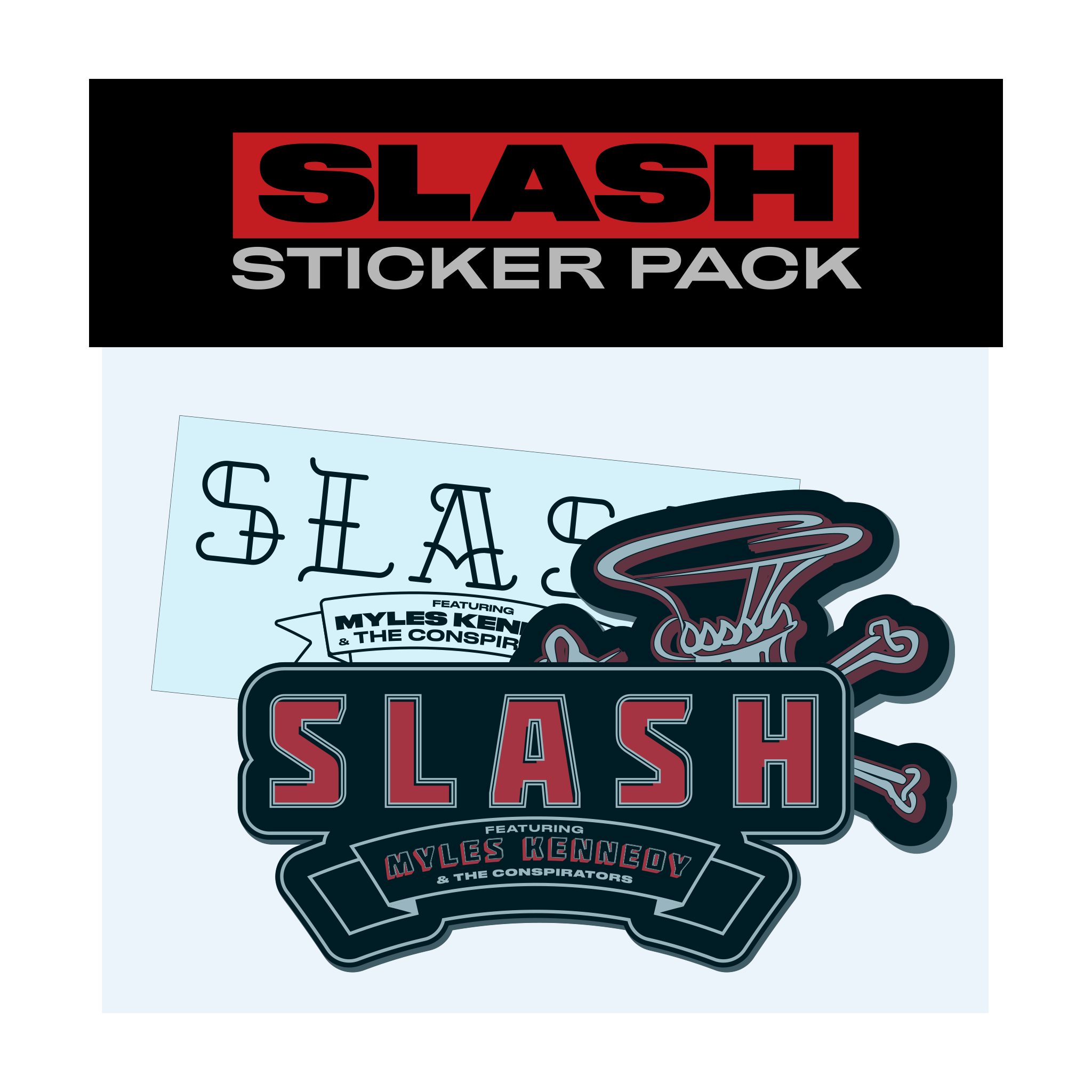 Slash Sticker 3 Pack