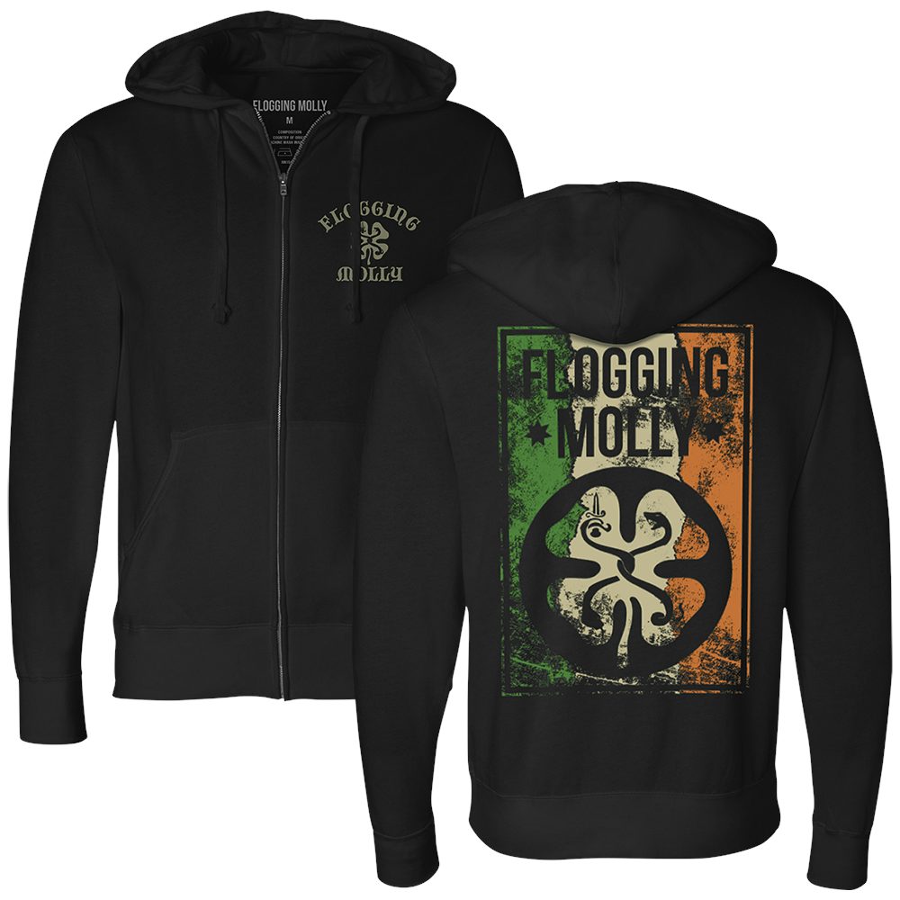 Flogging Molly Split Logo Hoodie