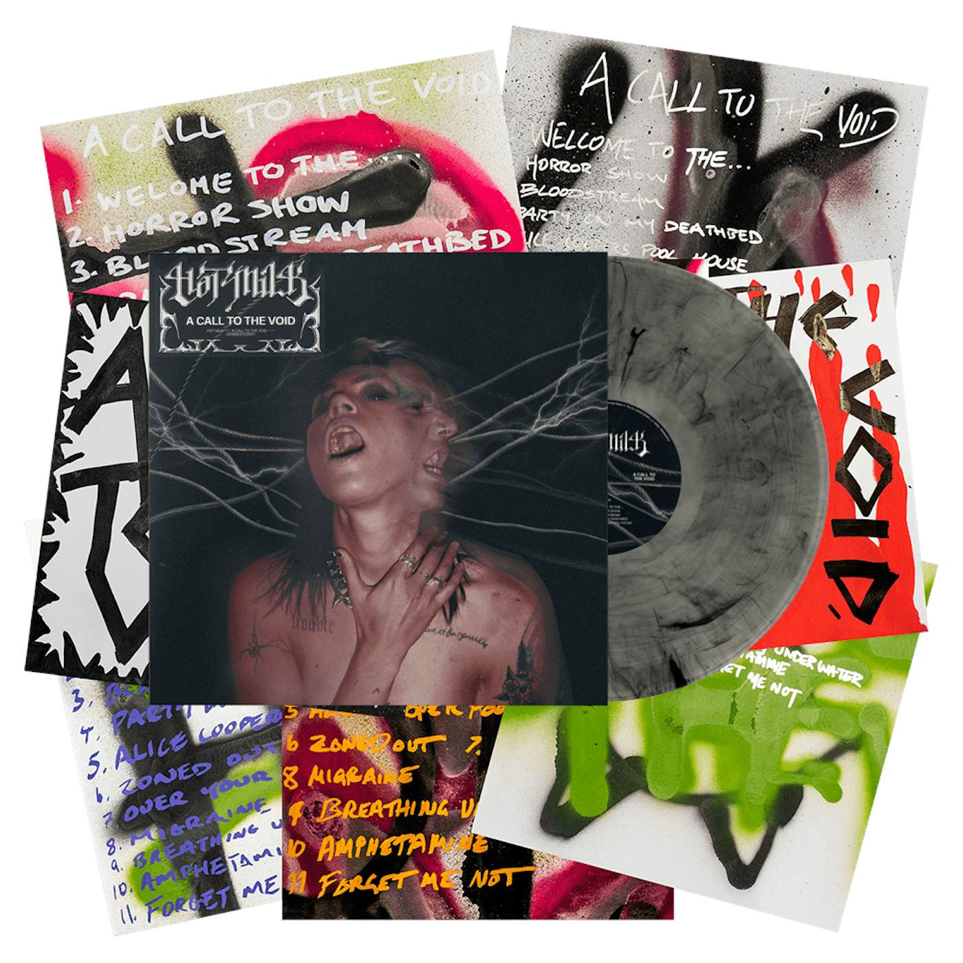 Hot Milk A Call To The Void Exclusive Smokey Vinyl LP with Limited ...