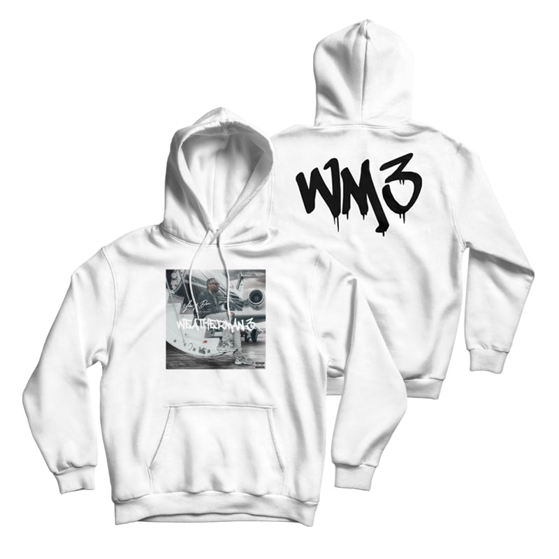 Young Don White Artwork Hoody