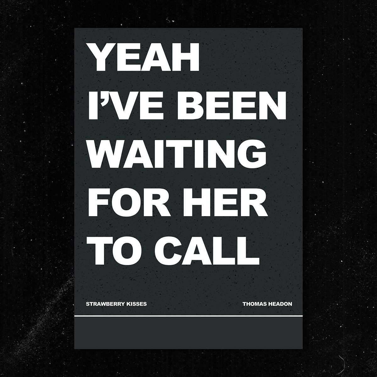 Thomas Headon Signed Poster