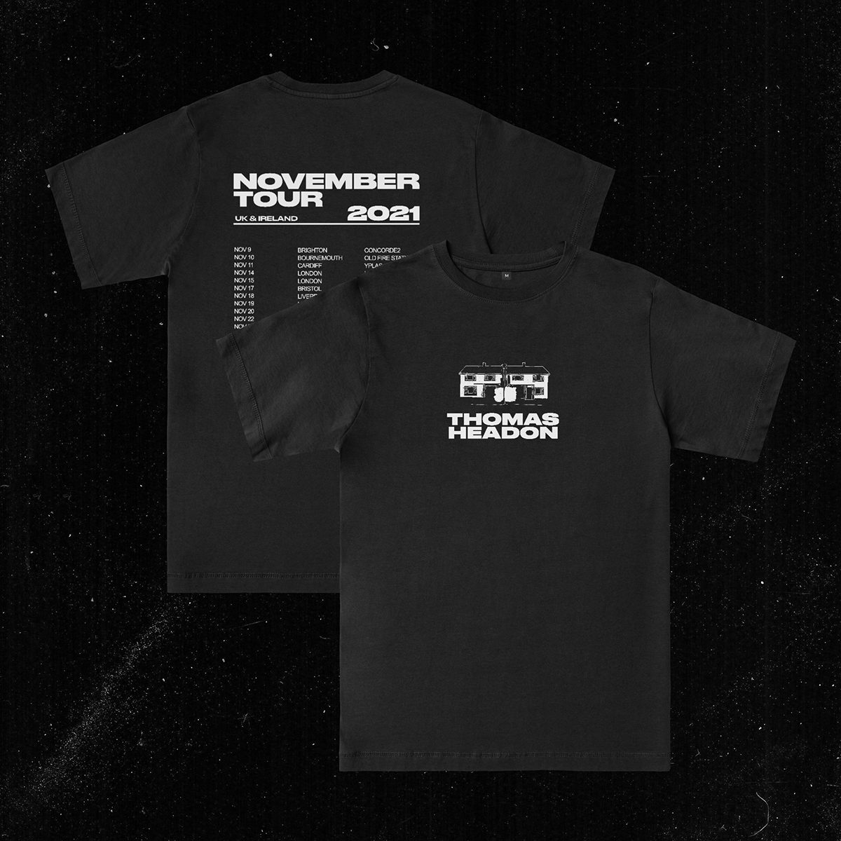 Thomas Headon Tour T-Shirt (Black)