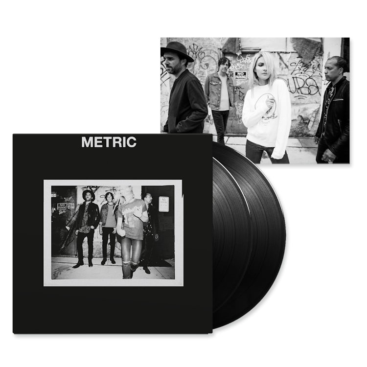 New Metric Double Vinyl LP + Signed A5 Print Double LP