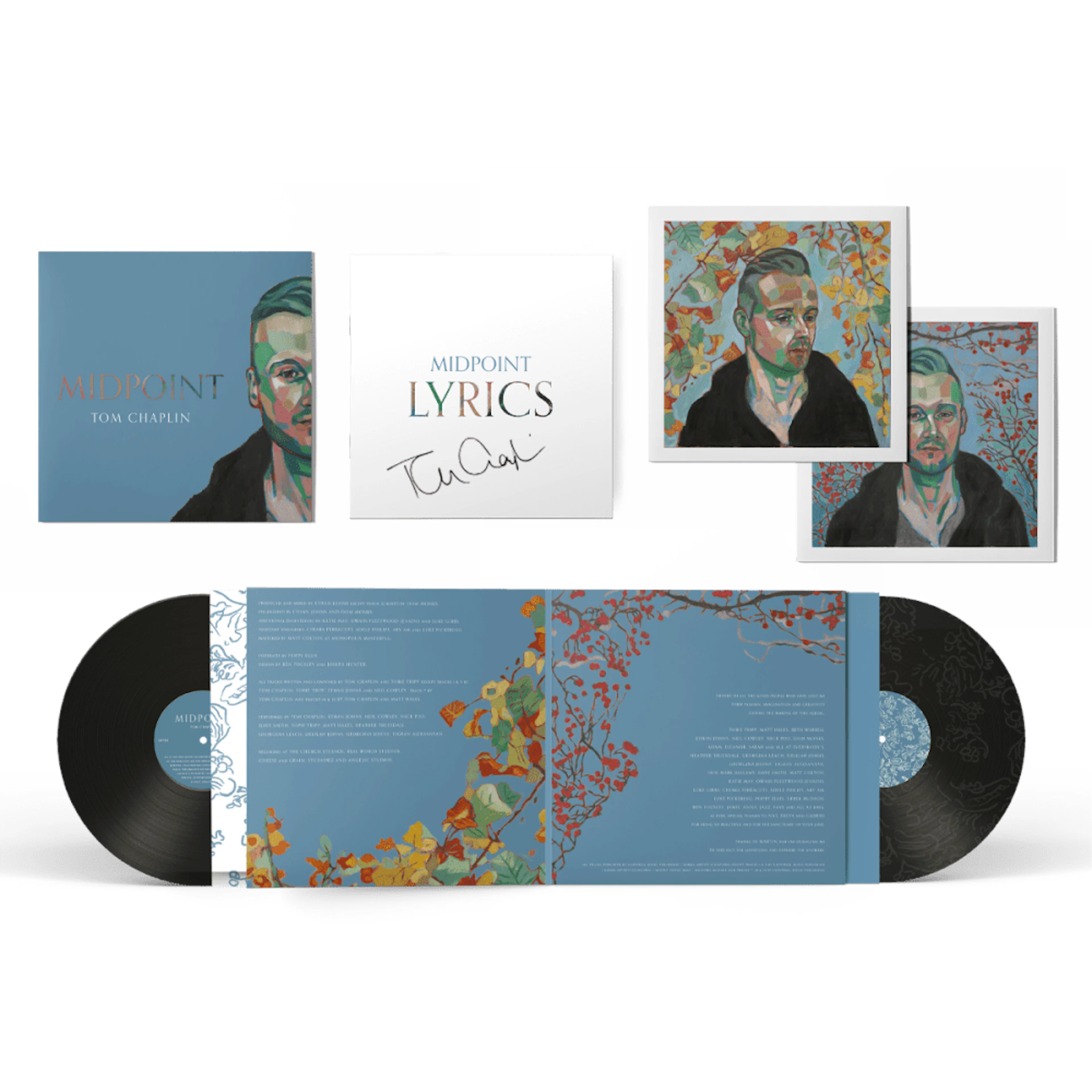 Tom Chaplin Midpoint Deluxe Black Double Vinyl (Signed) Double Vinyl