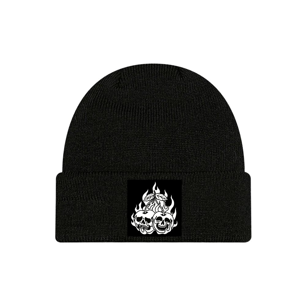 The Hunna Cherry Emblem Beanie