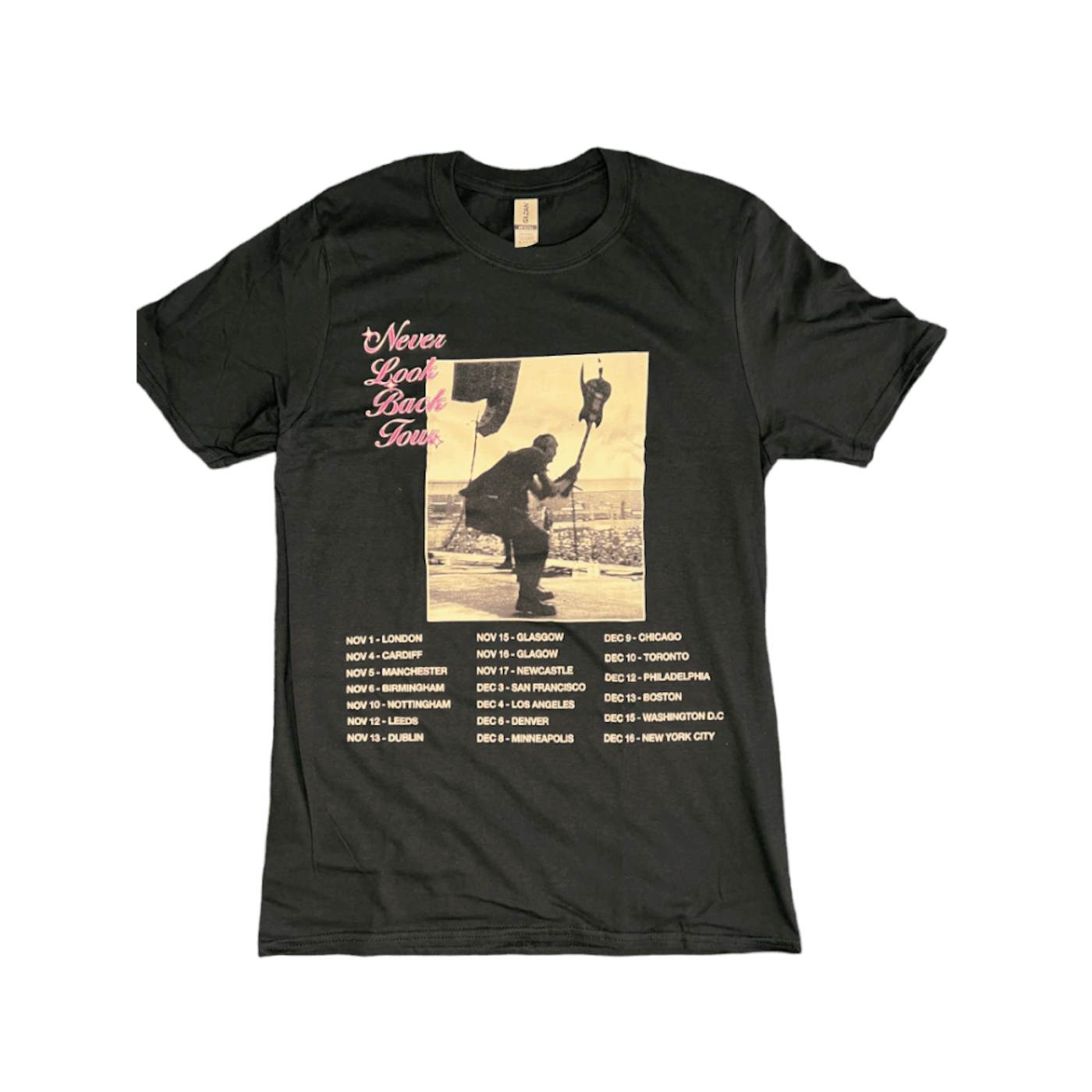 The Hunna NEVER LOOK BACK TOUR T-SHIRT