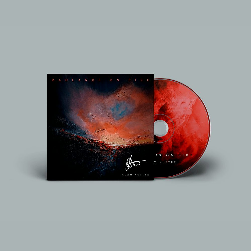 Adam Nutter Badlands On Fire CD Album Signed CD