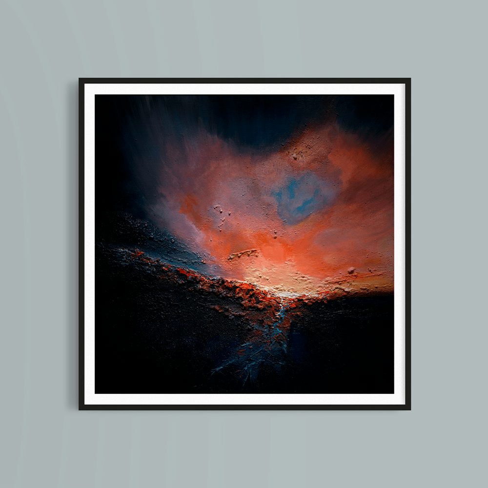 Adam Nutter Badlands On Fire Limited Edition Print