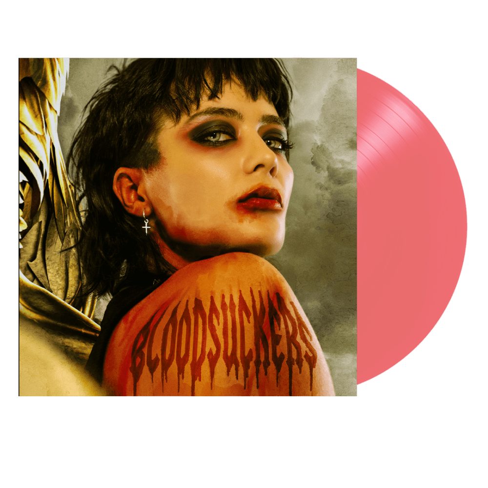 Saint Agnes Bloodsuckers Transparent Red Vinyl with Signed Print Vinyl
