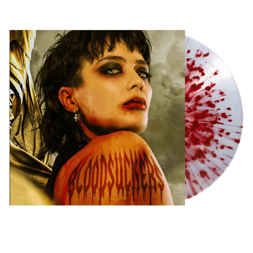Saint Agnes Bloodsuckers Blood Splatter Vinyl with Signed Print Vinyl