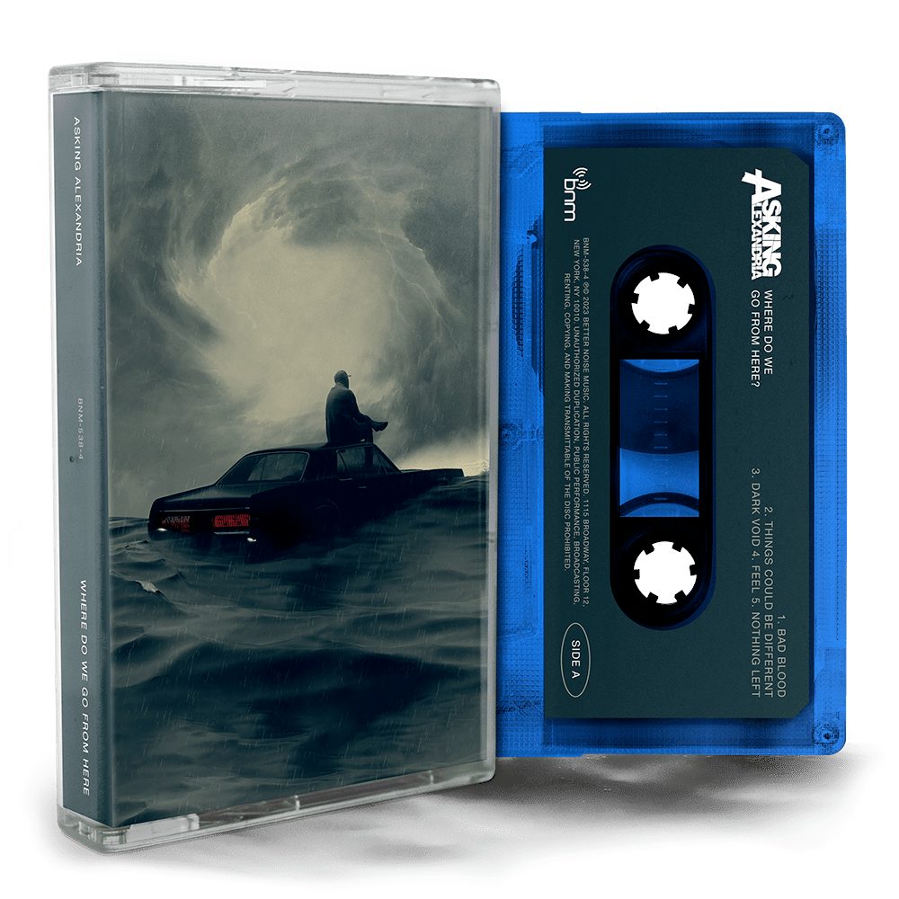 Asking Alexandria Where Do We Go From Here? Translucent Blue Cassette ...