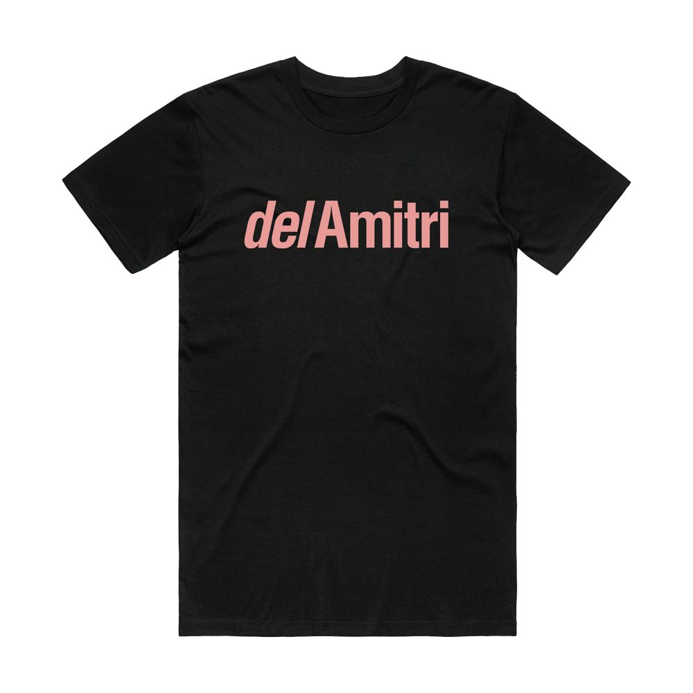 Del Amitri Pink Logo T-Shirt with Pack of 5 Beer Mats