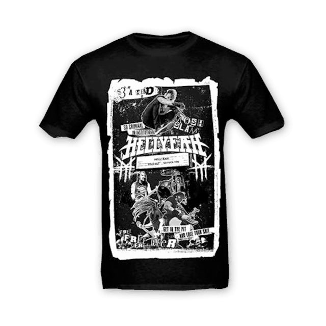 HELLYEAH 2015 Official Collage Black T-Shirt