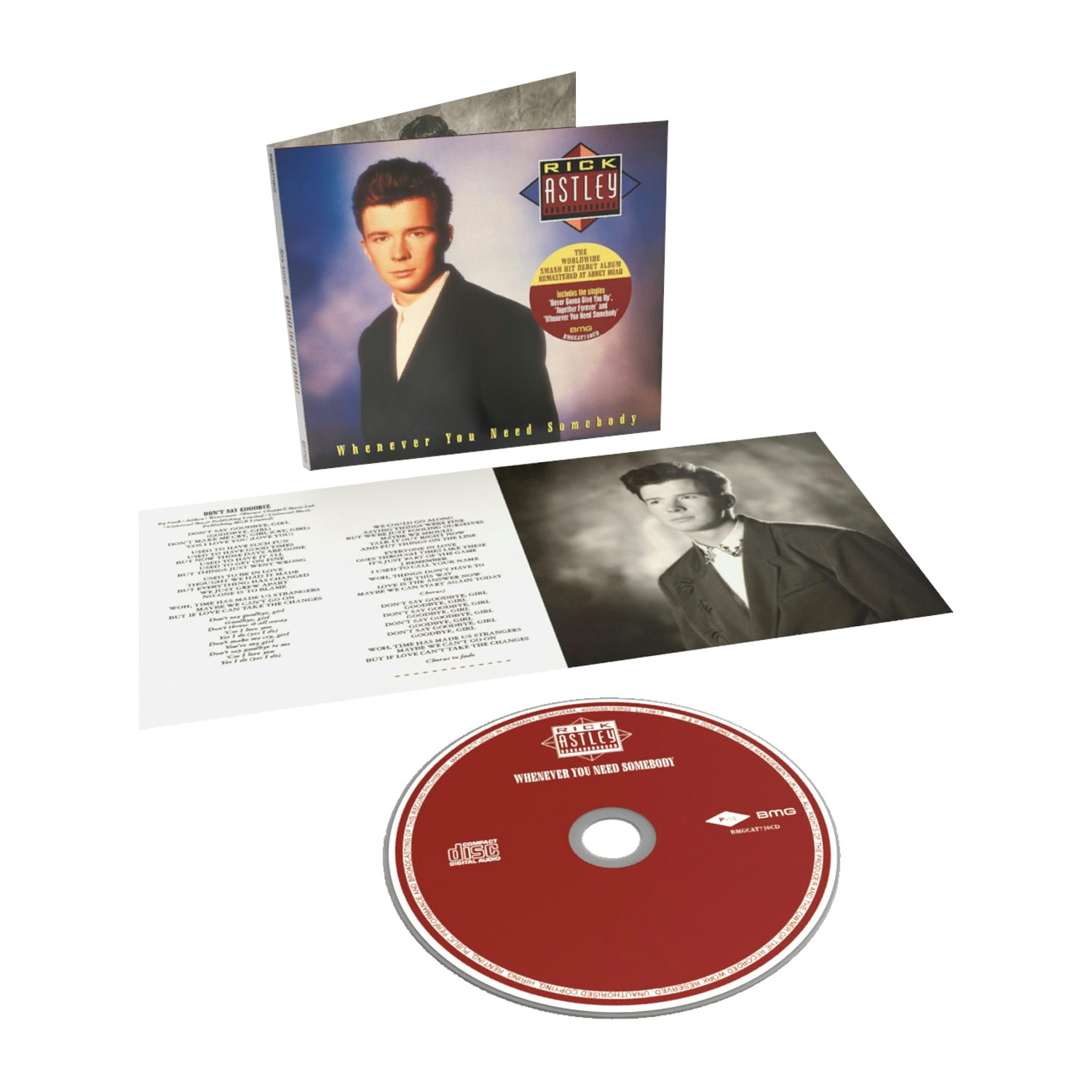 Rick Astley Whenever You Need Somebody (2022 Remaster) CD Album CD