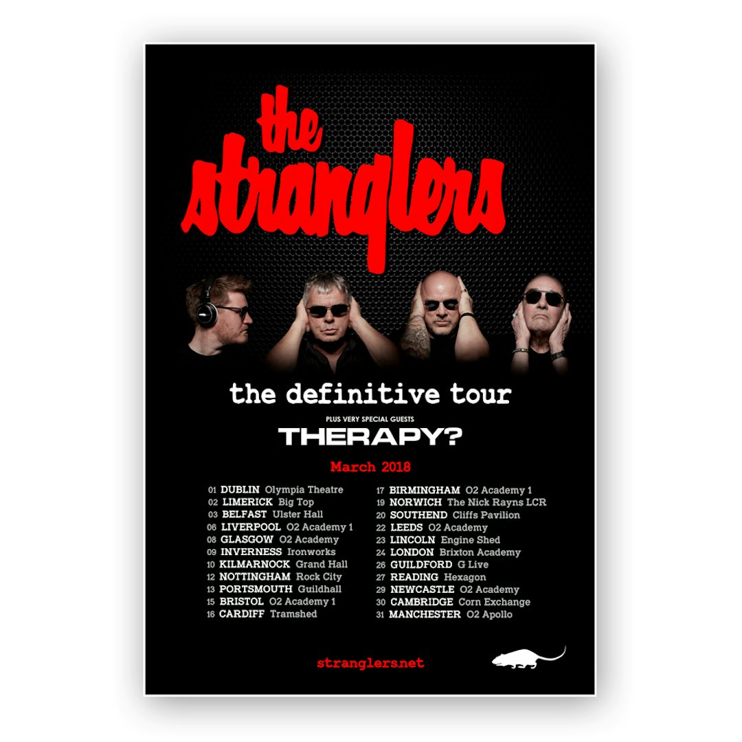 The Stranglers The Definitive Tour Poster