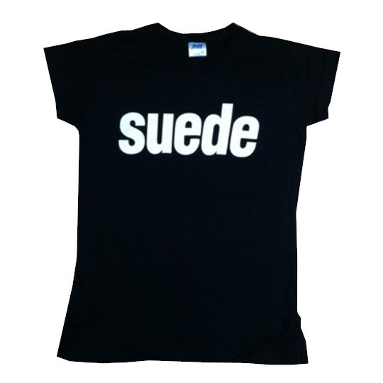 Ladies Suede Logo T-Shirt