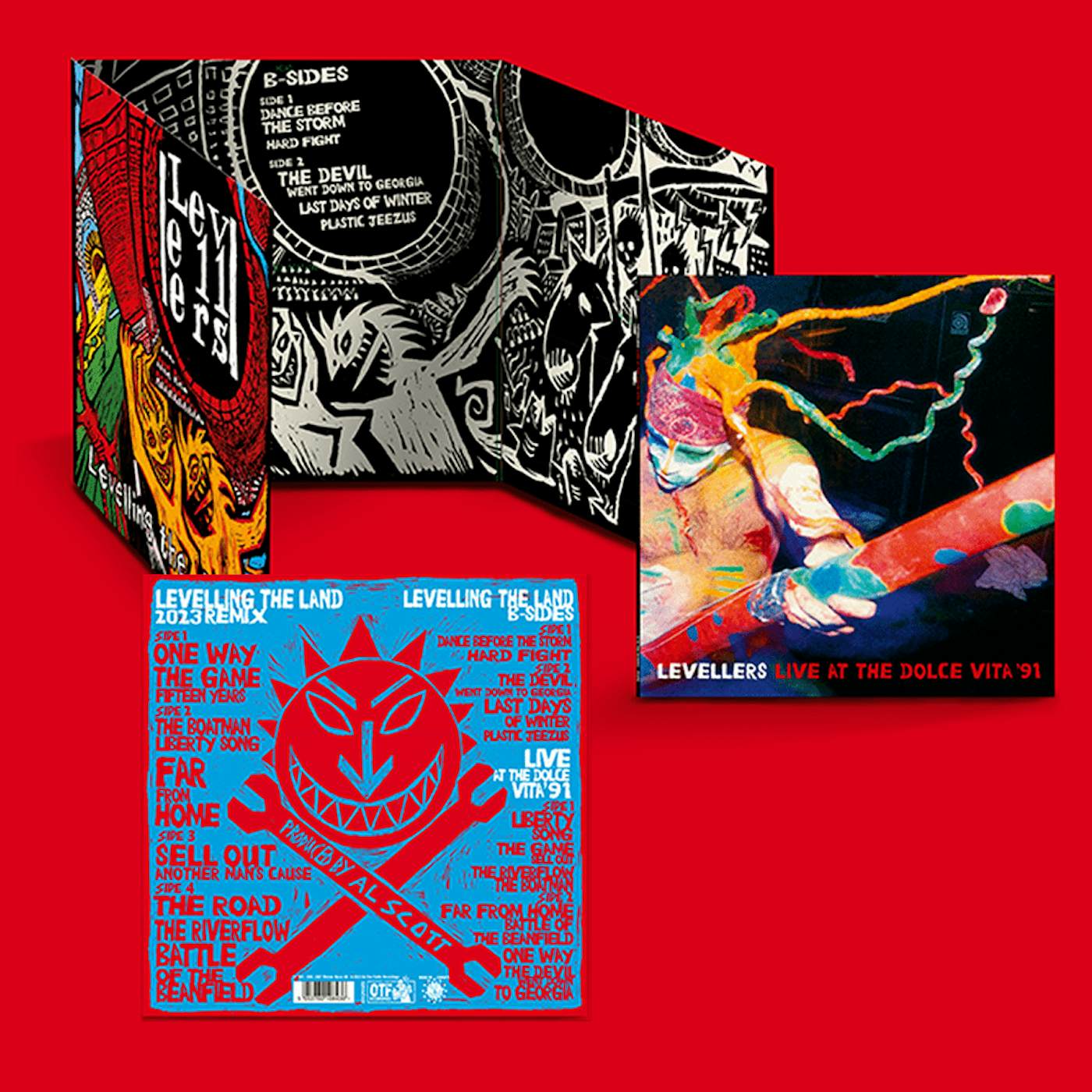 Levellers Levelling The Land 2023 Remix (Deluxe Edition) 4LP Boxset Boxset