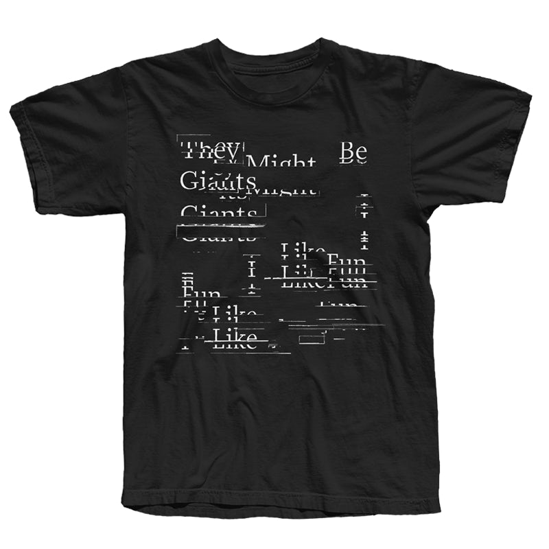 They Might Be Giants I Like Fun Black T-Shirt