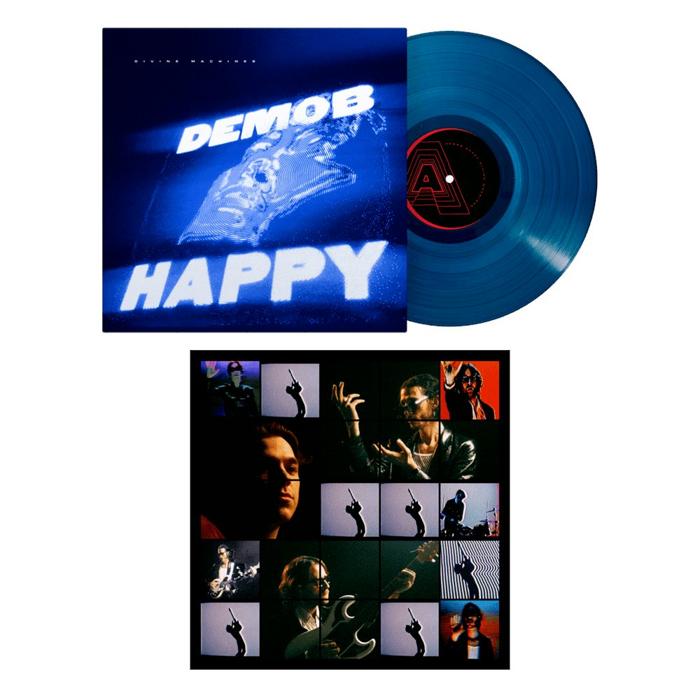 Demob Happy Divine Machines Deluxe Transparent Blue Vinyl (Alt Sleeve ...