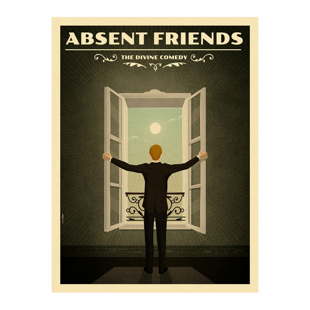 The Divine Comedy Absent Friends Print