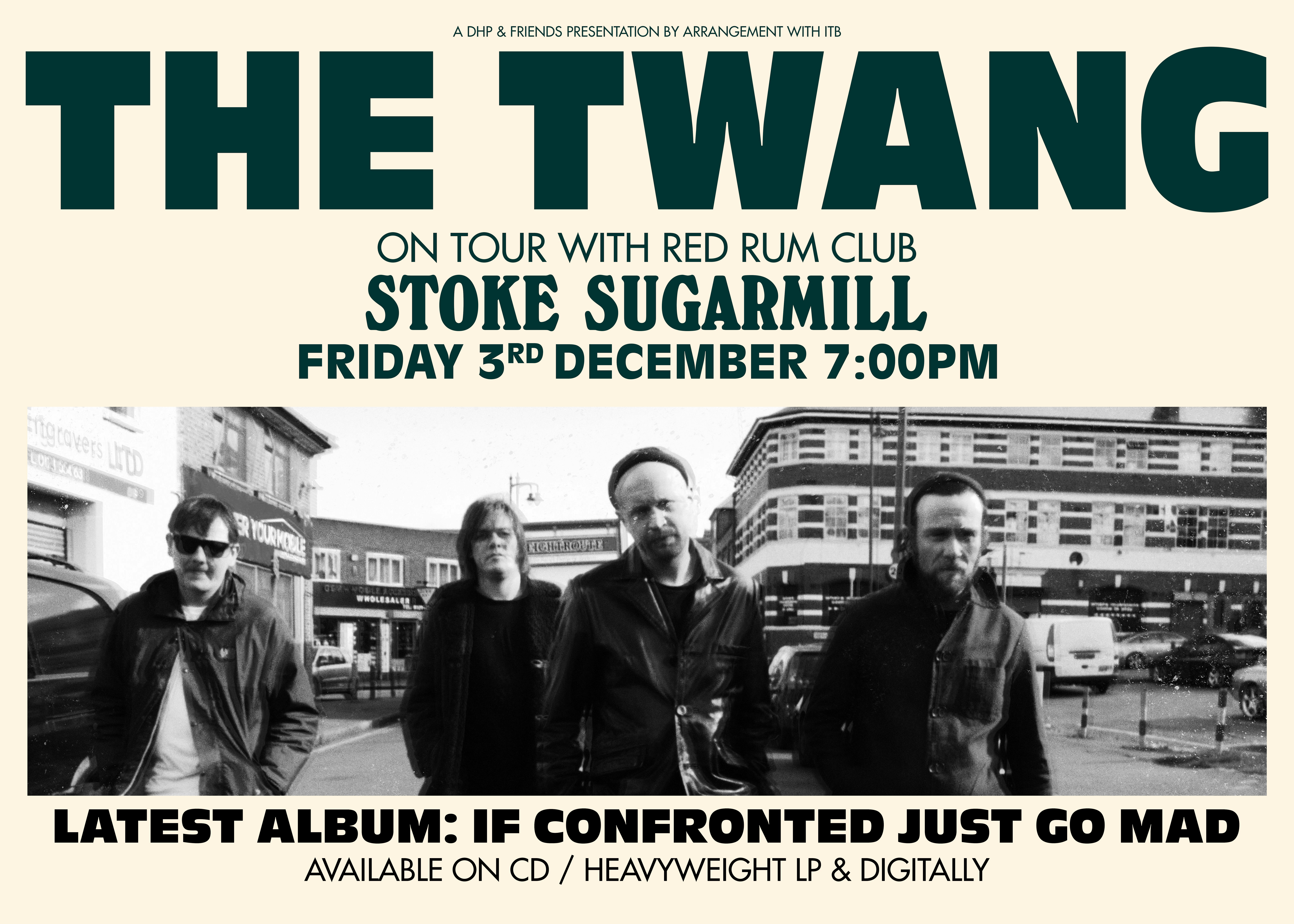 The Twang 2021 Signed Tour Poster