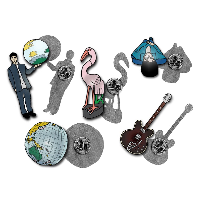 Oasis Def Maybe Set Of 5 x Badges