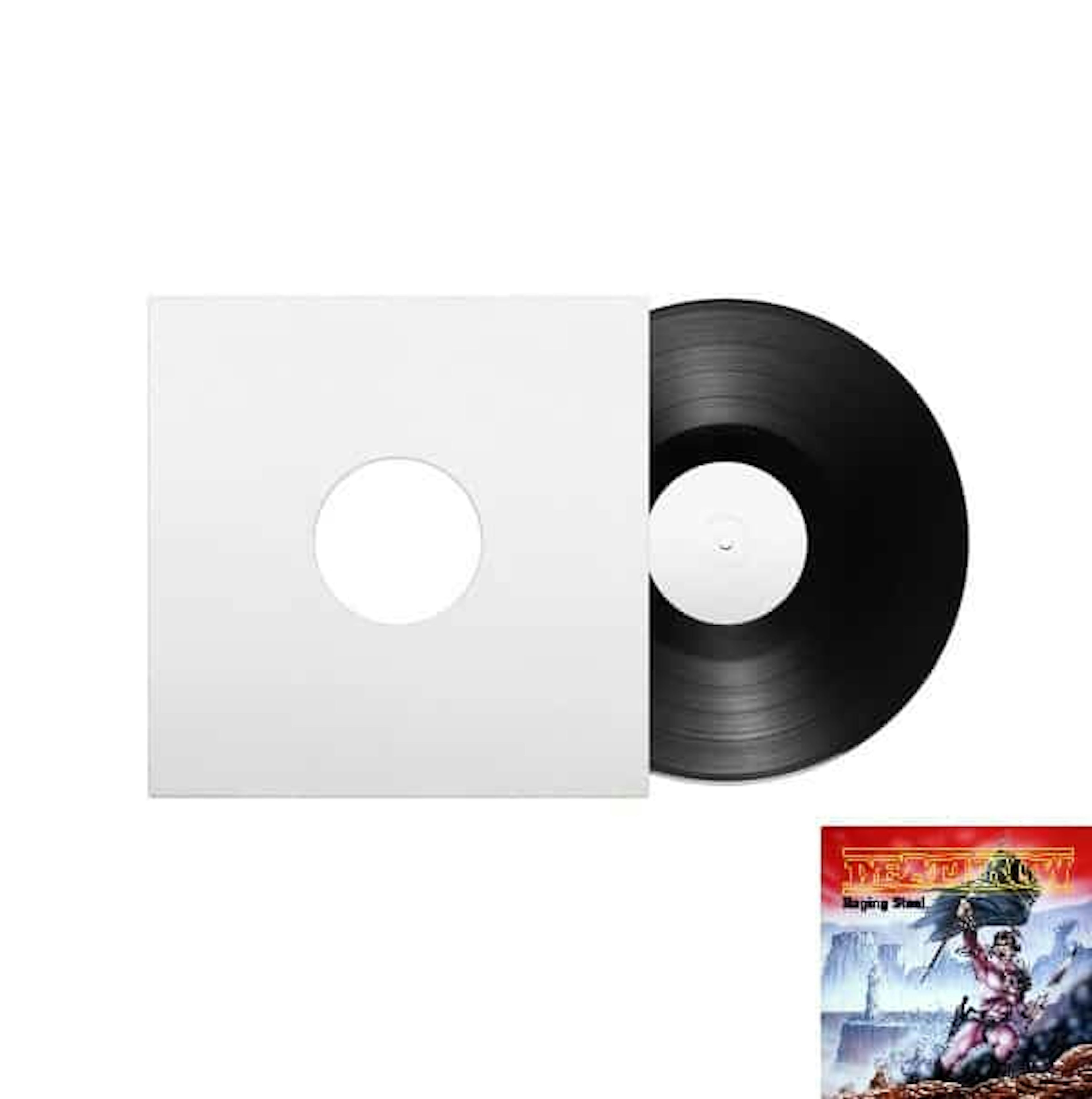 Noise Records Raging Steel Test Pressing Vinyl LP