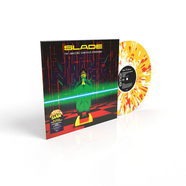 Slade The Amazing Kamikaze Syndrome (Orange & Red Splatter Colour Vinyl ...
