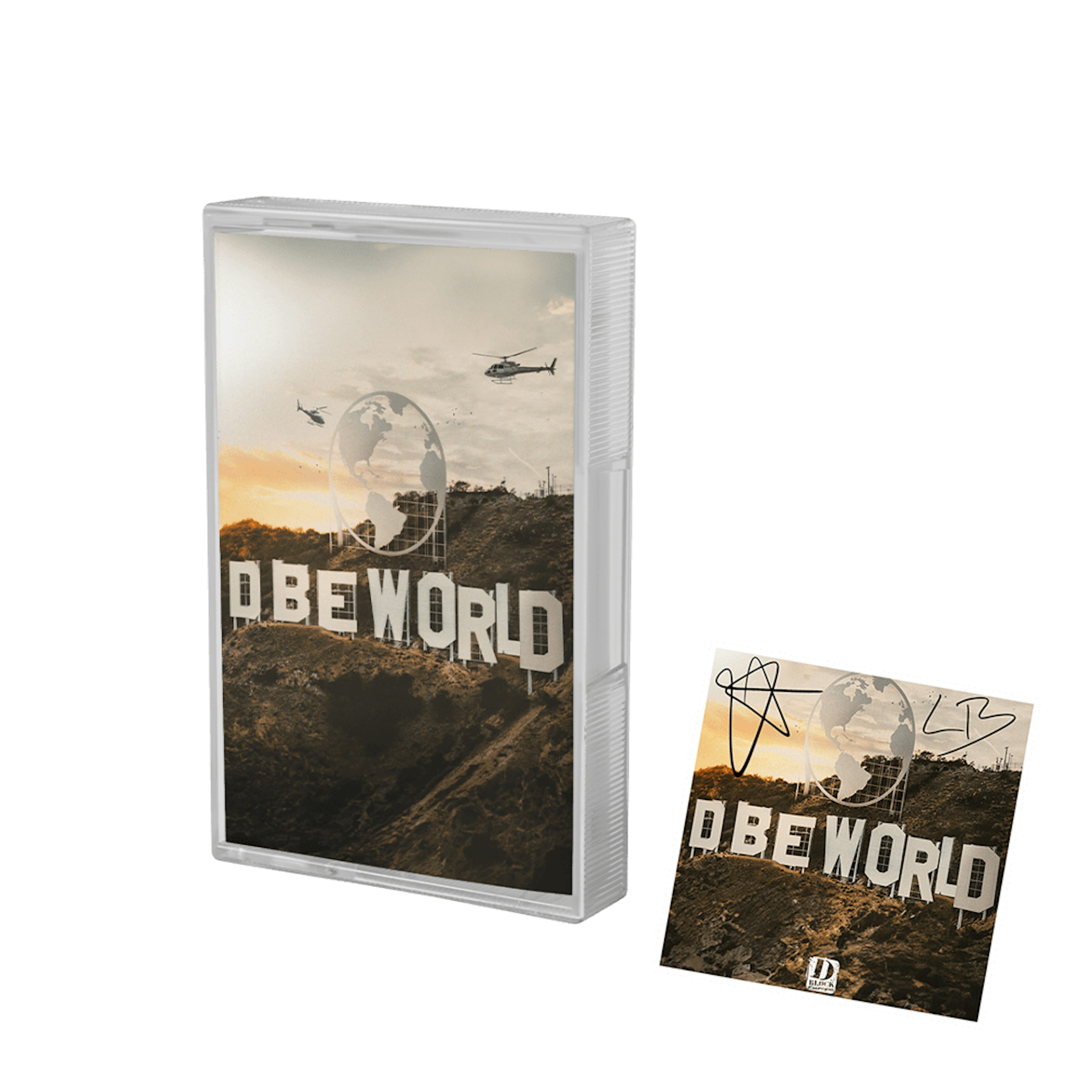 D-Block Europe DBE World Cassette + Signed Print Cassette