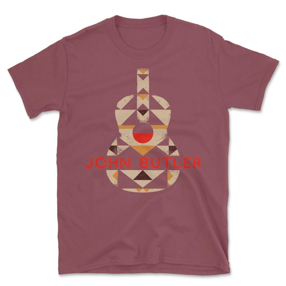 John Butler Trio Guitar T-Shirt Brick