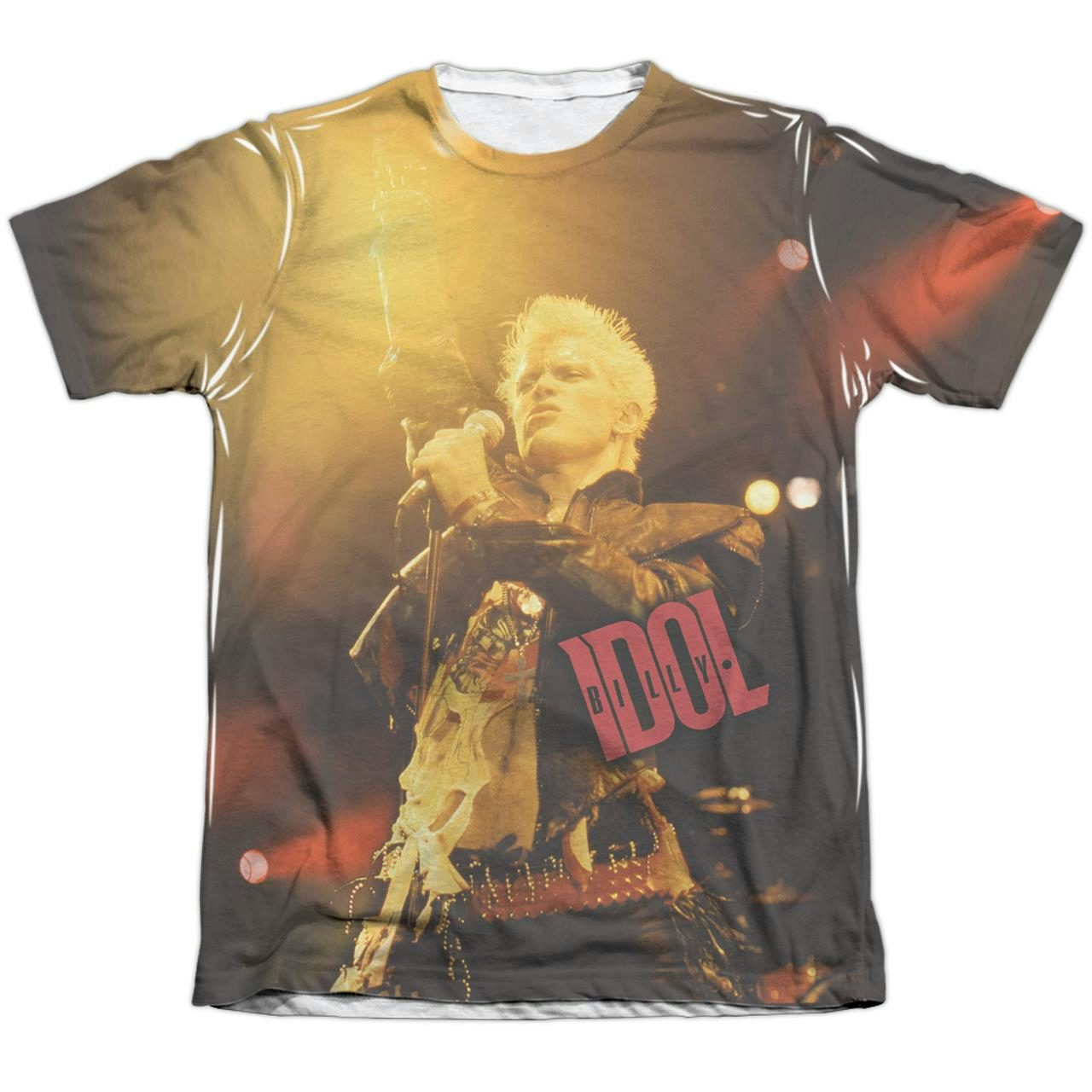 Billy Idol Shirt | REBEL (FRONT/BACK PRINT) Tee