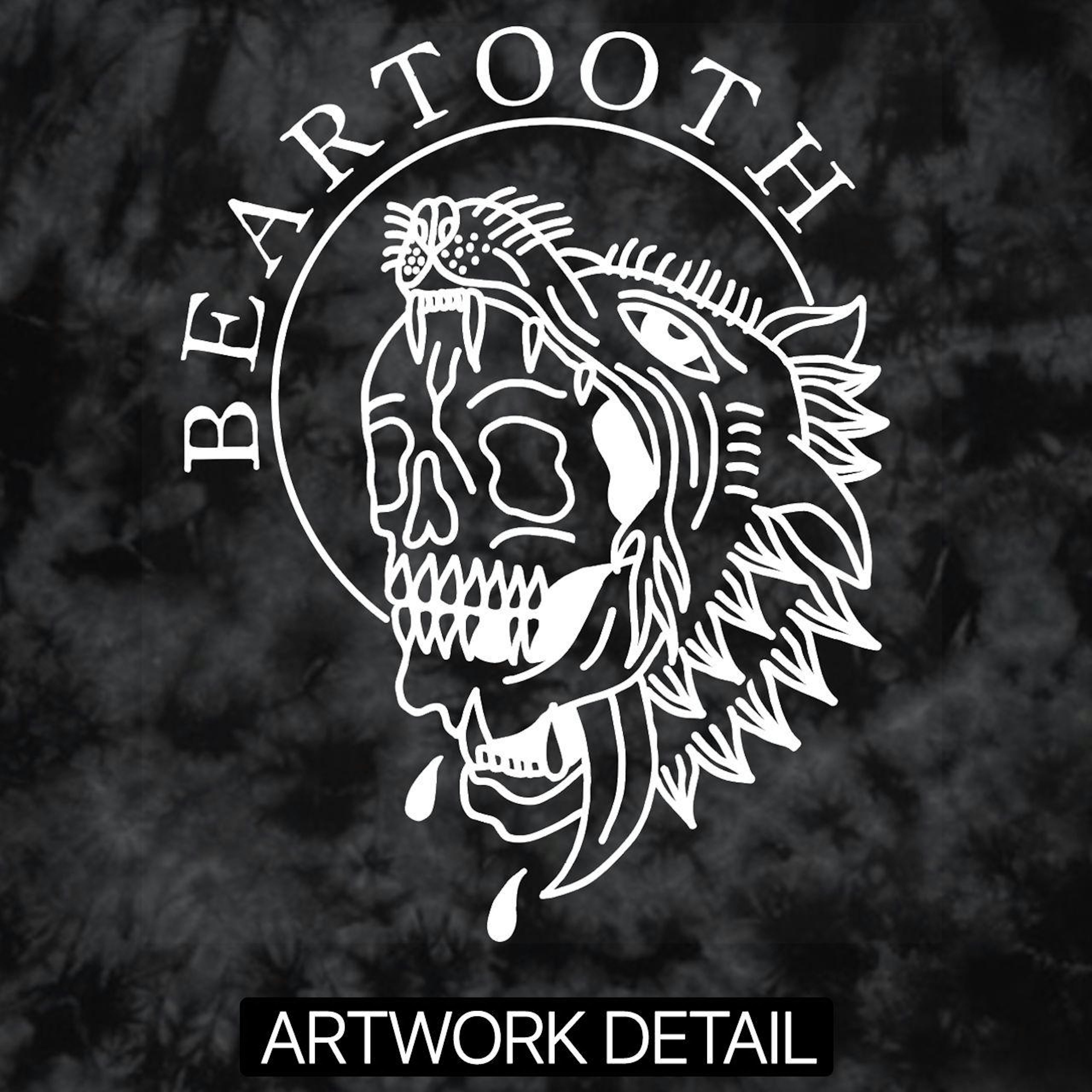 Beartooth Exclusive Tie-Dye Skull Logo Tee
