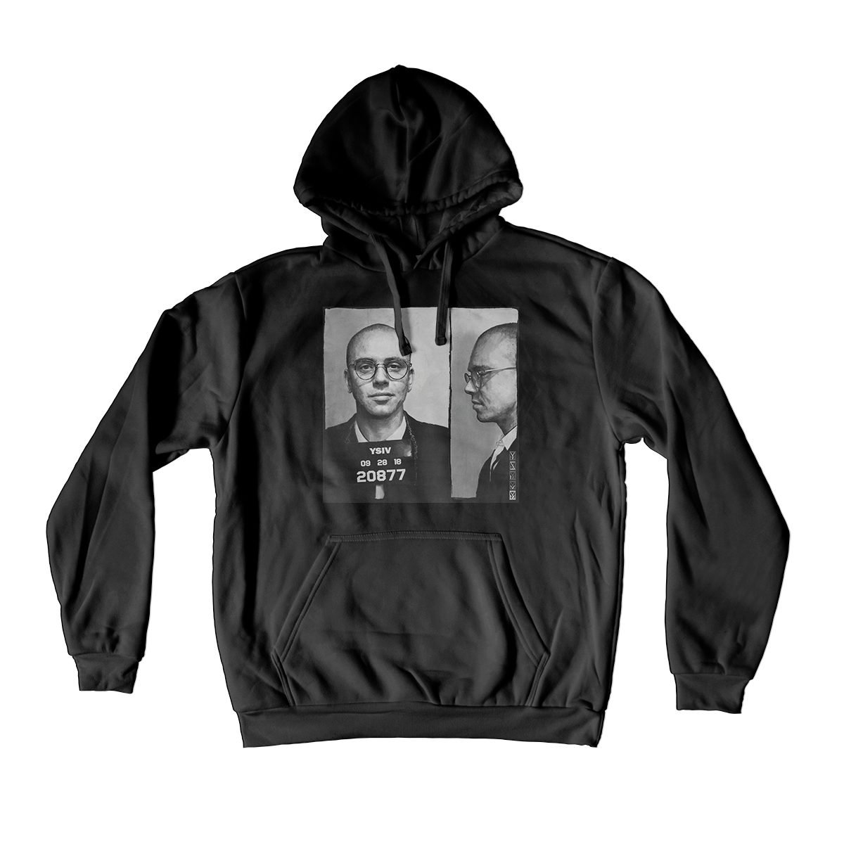 Logic Black Album Cover Hoodie
